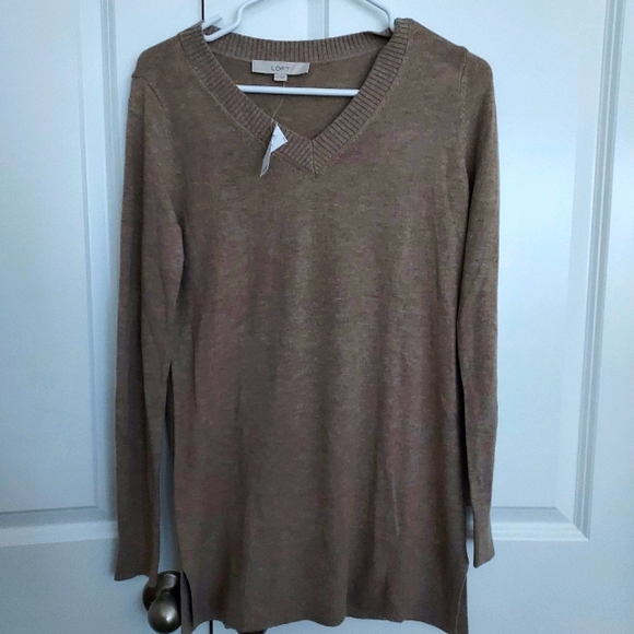 LOFT | Sweaters | Nwt Loft Tan Sweater | Poshmark